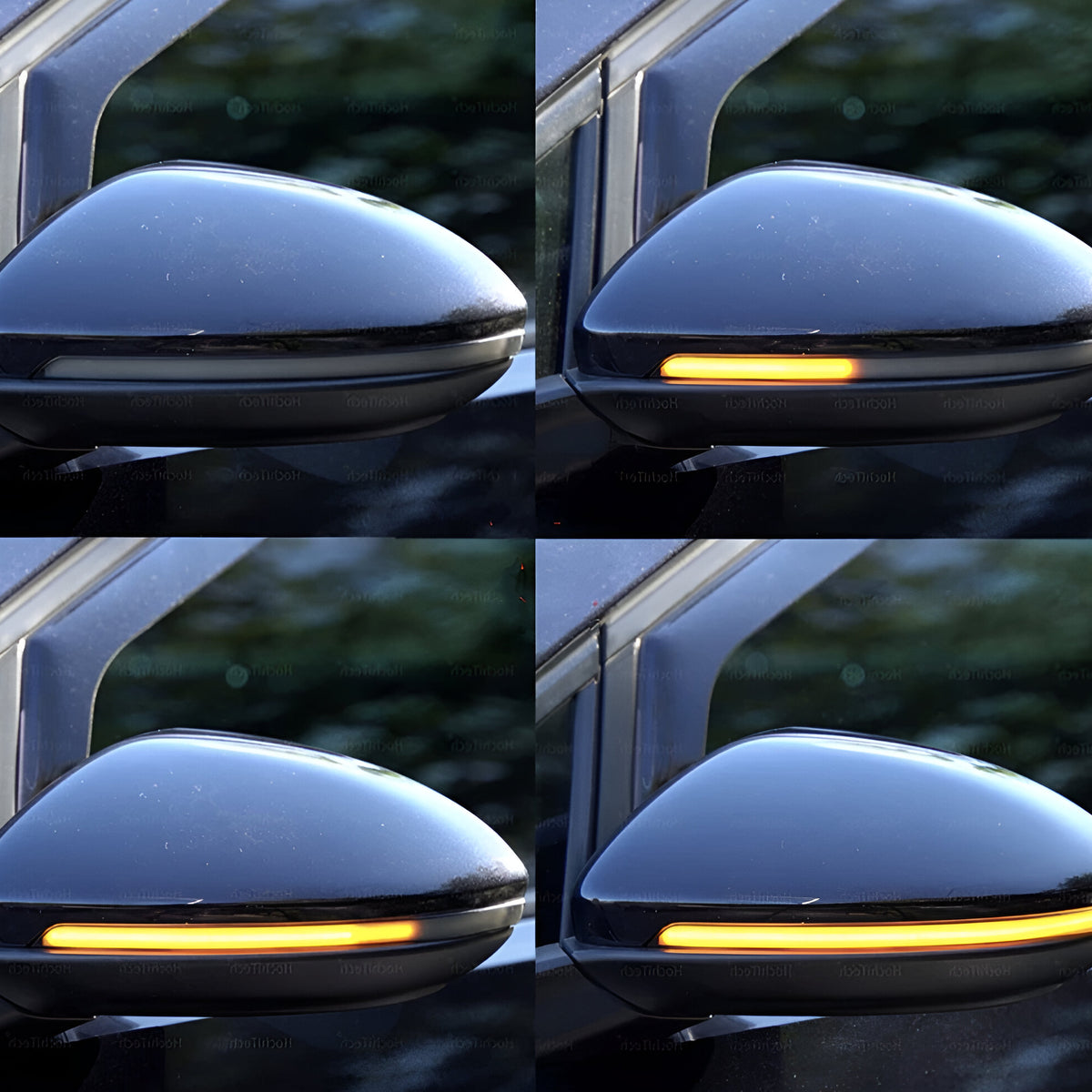 Dynamic sequential LED mirror turn signals indicators for Volkswagen G ...