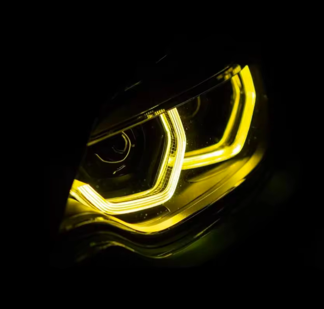 LED Yellow CSL-Style DRL Angel Eyes Modules for BMW 4 Series F32 / M4 ...