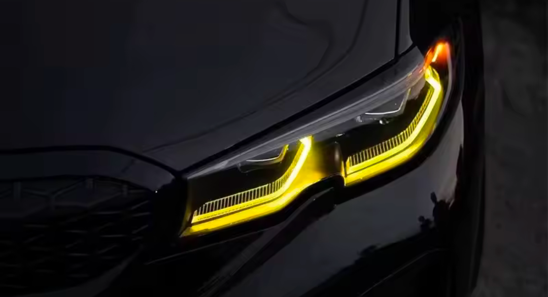 LED Yellow CSL-Style DRL Angel Eyes for BMW 3 Series G20 / M3 G80 (201 ...