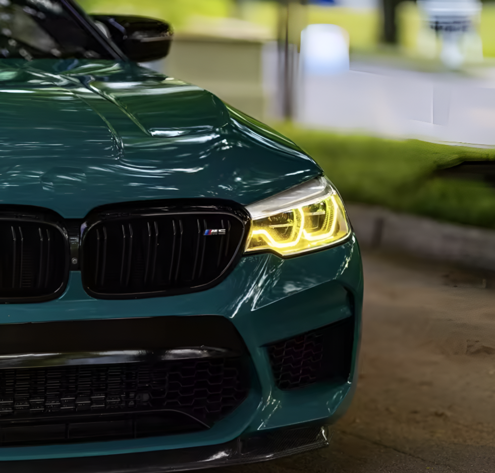 LED Yellow CSL-Style DRL Angel Eyes for BMW 5 Series G30 / M5 F90 (201 ...